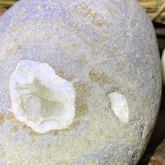 Accents | Ocean Agate In Basalt Matrix Gemstone Rock Specimen | Poshmark